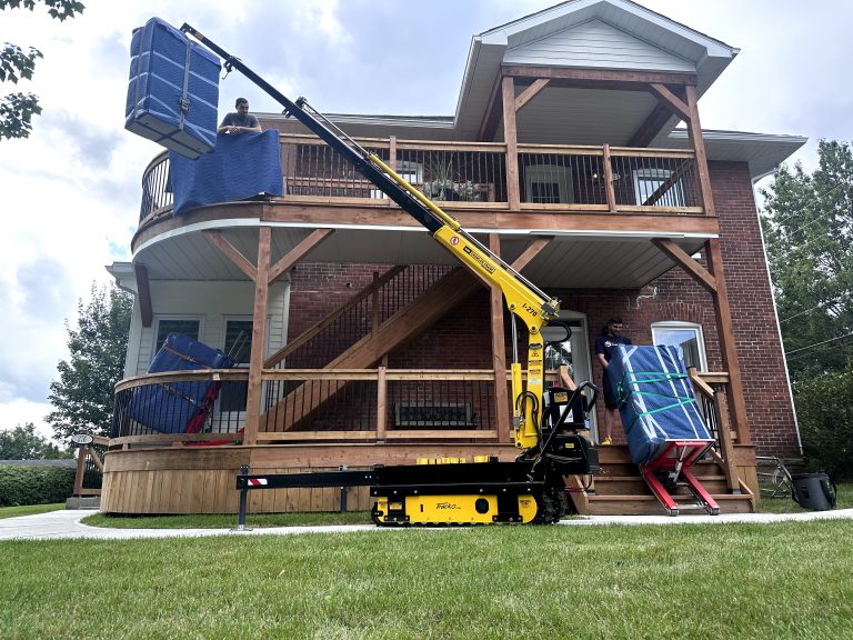 Twin-Track TT-270 stair climbing crane | Movex Innovation